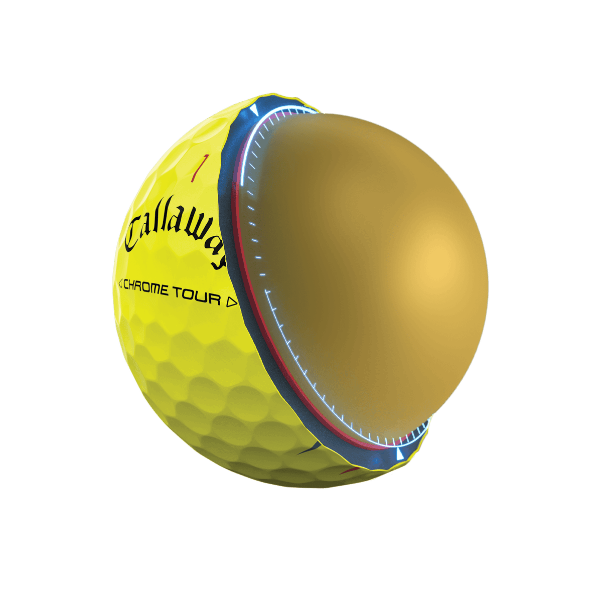 Chrome Tour Triple Track Yellow Golf Balls | Callaway Golf | spr5717619 ...