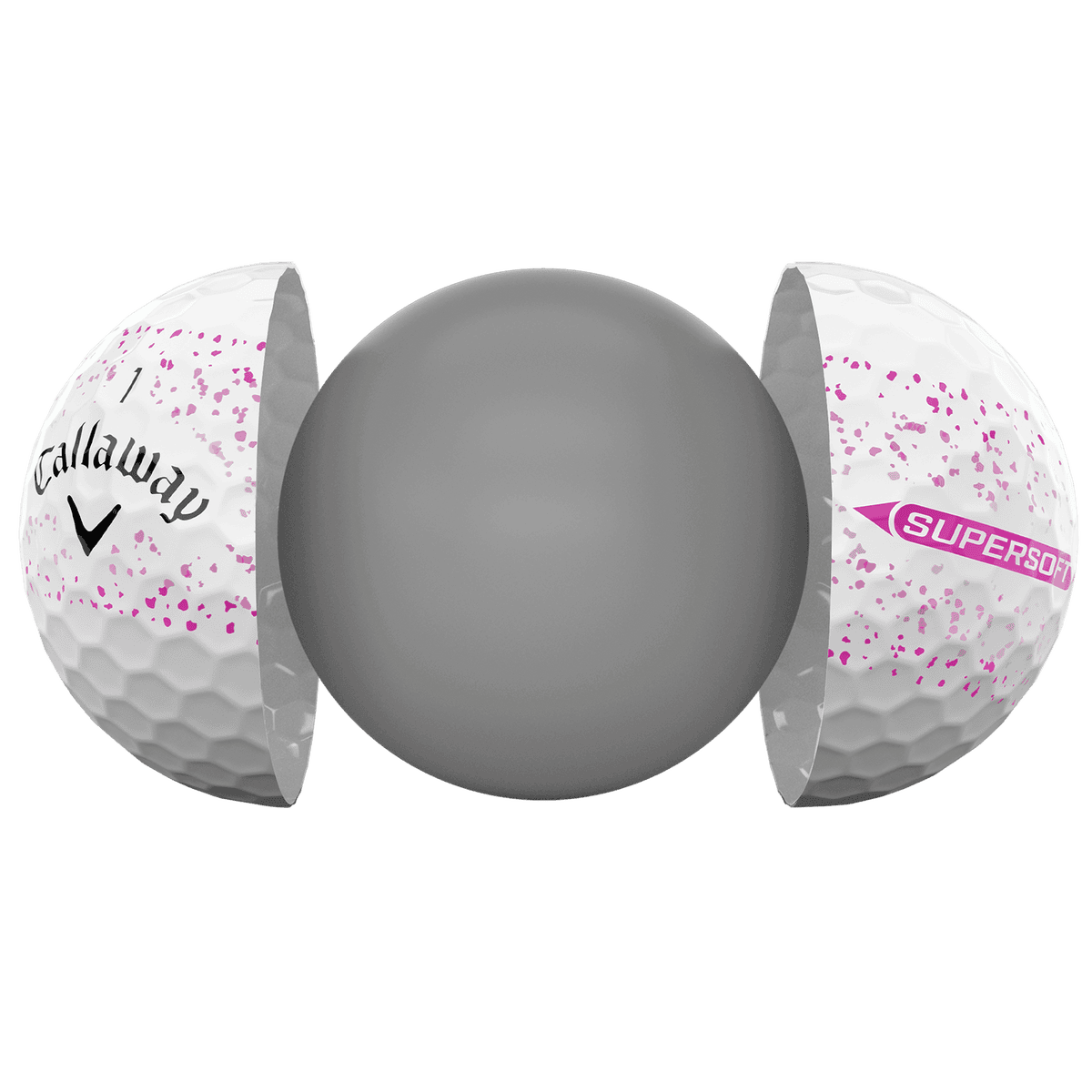 Supersoft Splatter 360 Pink Golf Balls | Callaway Golf