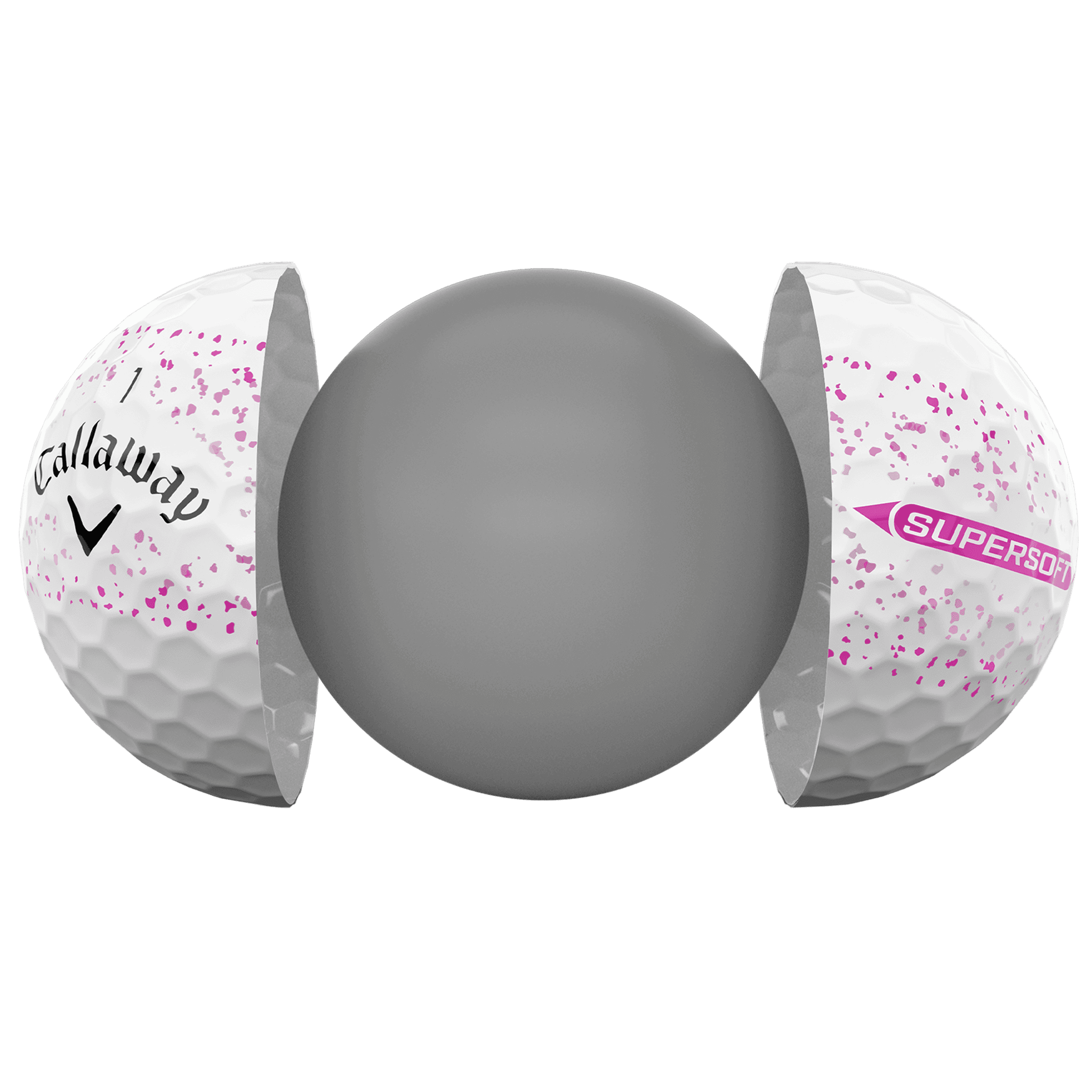 Supersoft Splatter 360 Pink Golf Balls | Callaway Golf