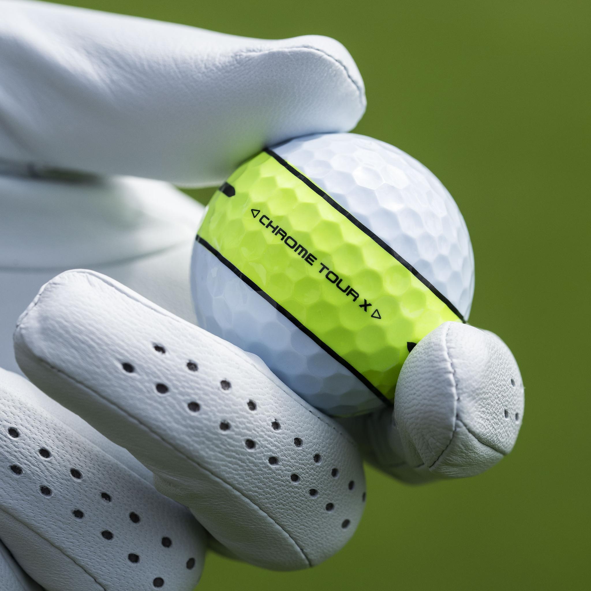 Chrome Tour X 360 Yellow Stripe Golf Balls | Callaway Golf