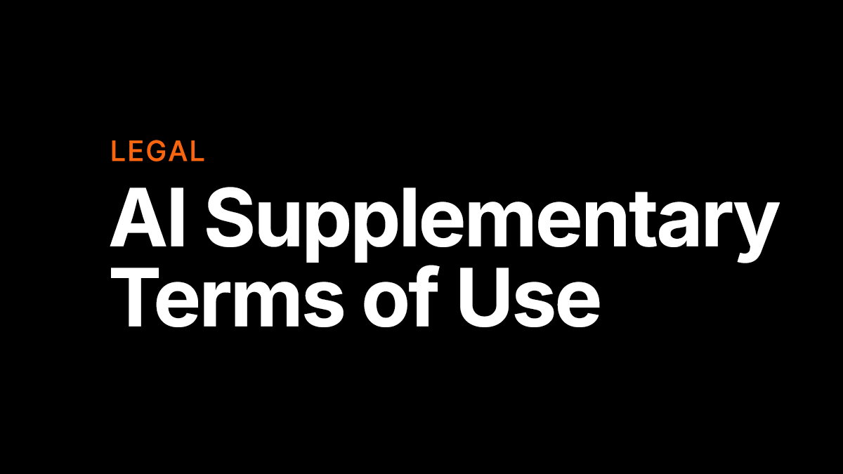 AI Supplementary Terms of Use