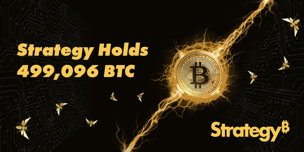 Strategy Holds 499,096 BTC