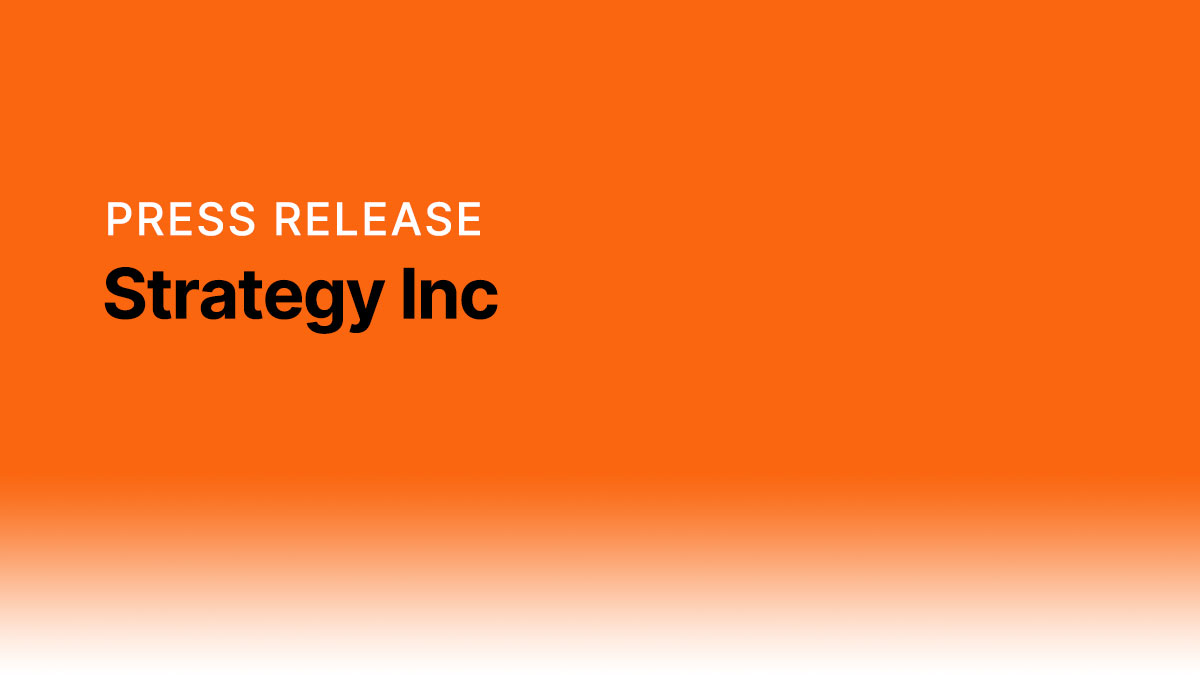 Strategy Announces Legal Name Change from MicroStrategy Incorporated to ...