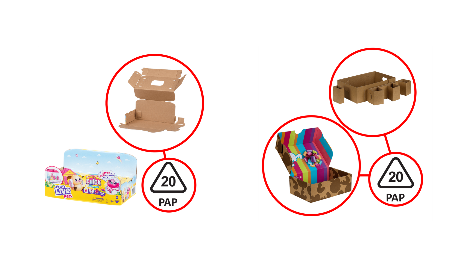 Moose packaging sustainability information